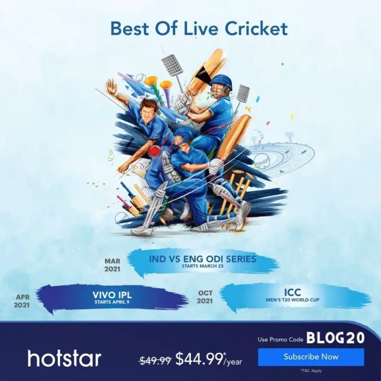 Hotstar $5 off & $40 gift card | Hotstar Promo Code: BLOG20