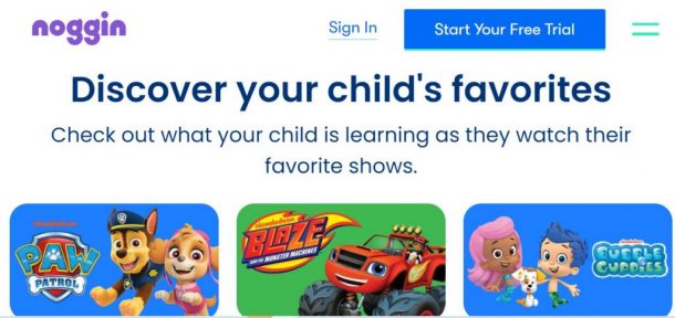 Noggin Shows Subscription offer (Watch Free and Save $45)