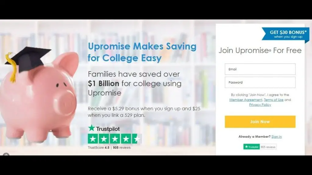Upromise rewards: Invest in a 529 plan to earn $30 cash back