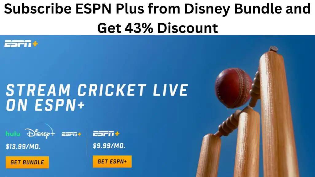 How to Subscribe ESPN Plus and get 43% Discount