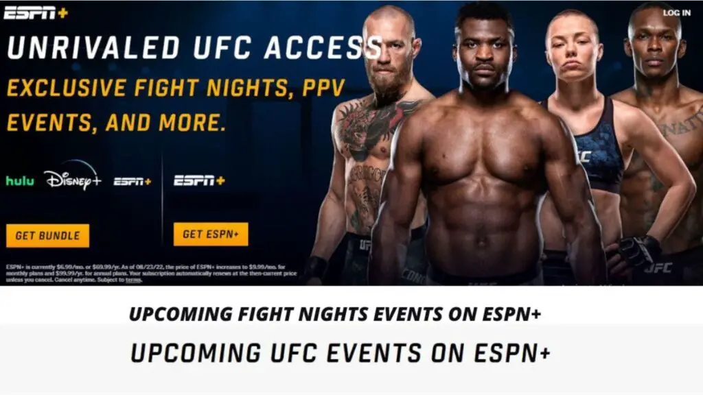 UFC PPV Cost with ESPN Plus (And save $50)